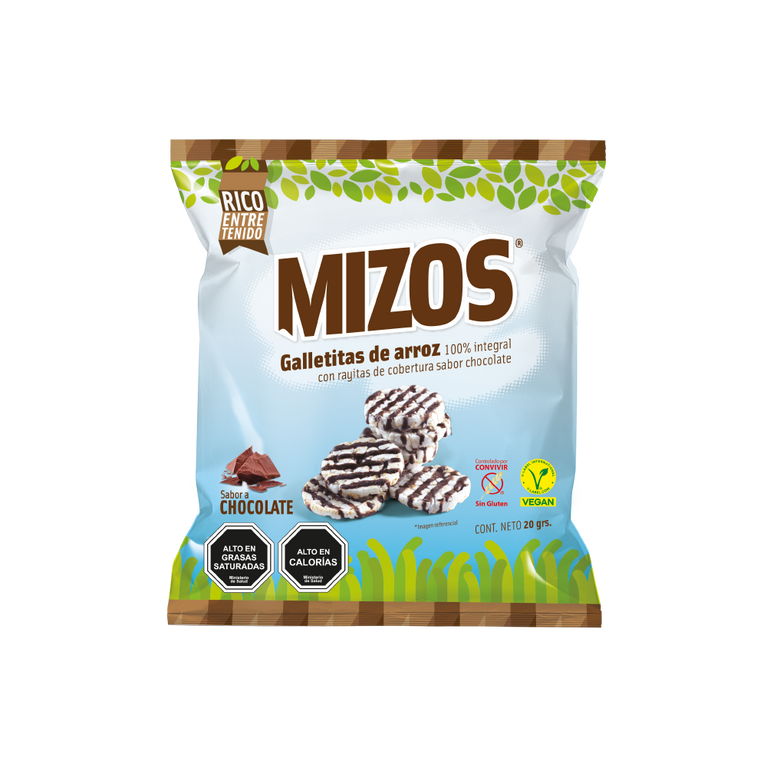 Galletas de Arroz con Chocolate | Mizos.cl | Mizos